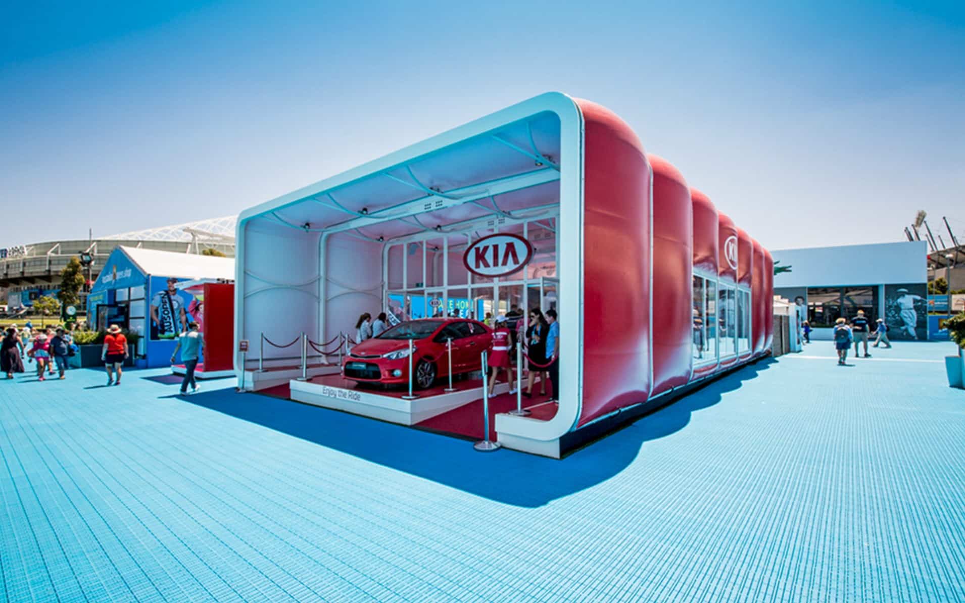 Airclad Kia personnalisé 10m x 17,5m - GEOME France - Fabrication ...